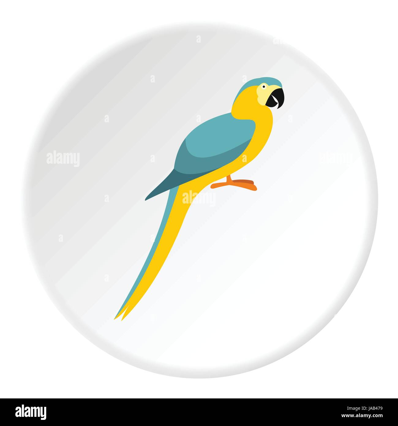 Parrot icon. Flat illustration of parrot vector icon for web Stock ...