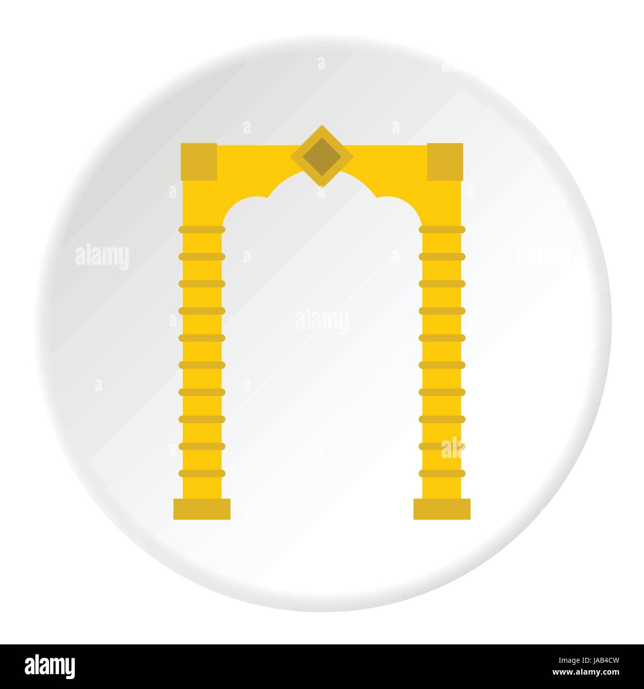 Eastern arch icon. Flat illustration of eastern arch vector icon for ...