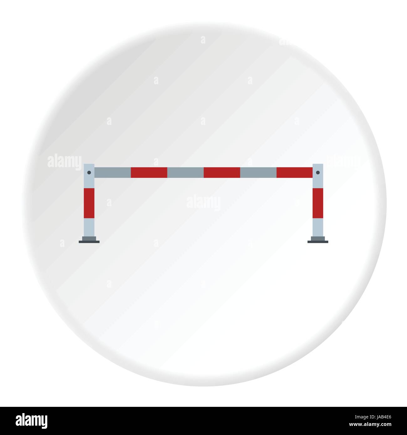 Car barrier icon. Flat illustration of car barrier vector icon for web ...