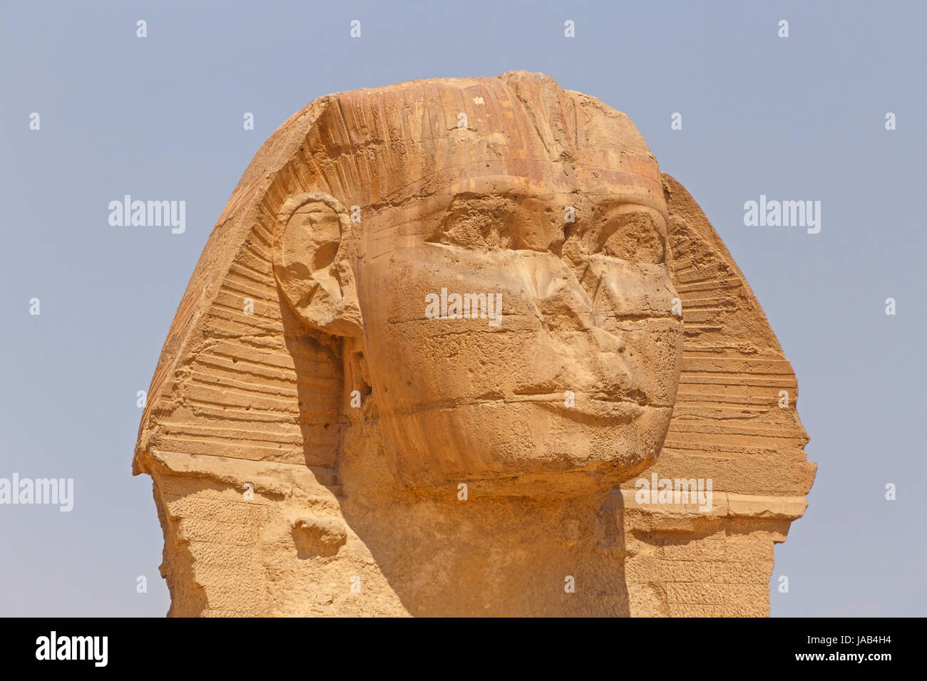 head of great Sphinx in Giza, Egypt Stock Photo - Alamy