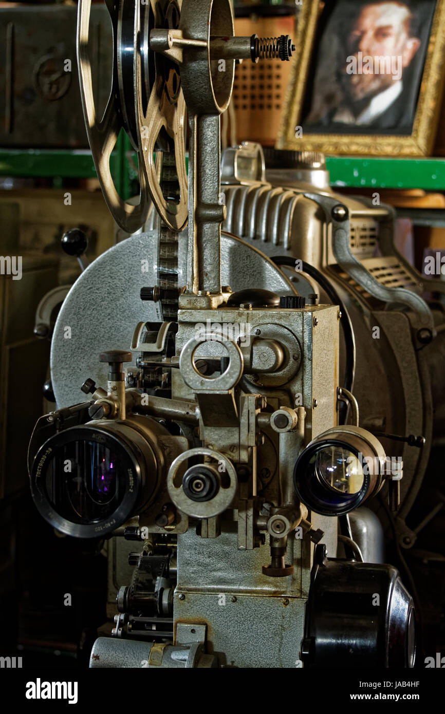 Photo of the old film projector Stock Photo - Alamy