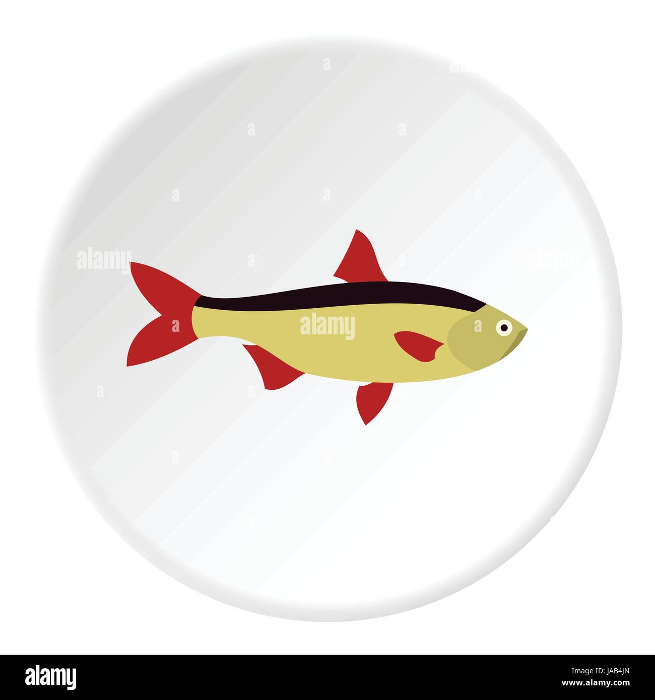 Salmon fish icon. Flat illustration of salmon fish vector icon for web ...