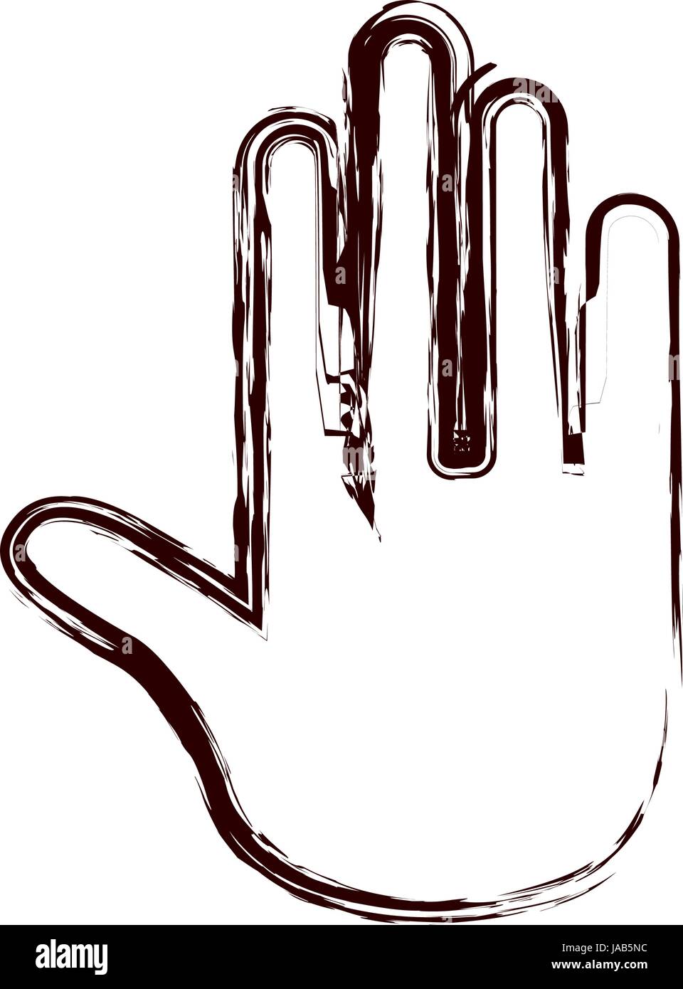 Thick finger Stock Vector Images - Alamy