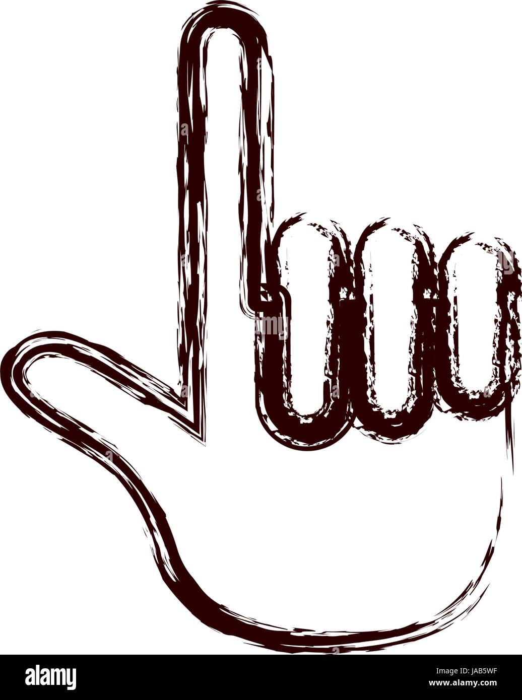 Pointing fingers at one person Stock Vector Images - Alamy