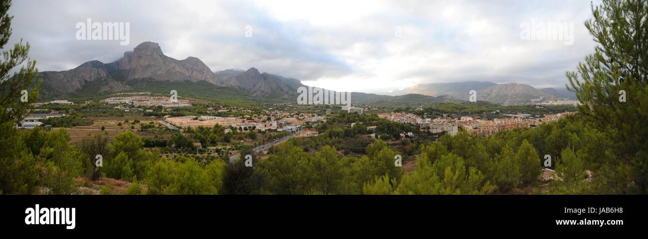 spain - polop de la marina - costa blanca Stock Photo - Alamy