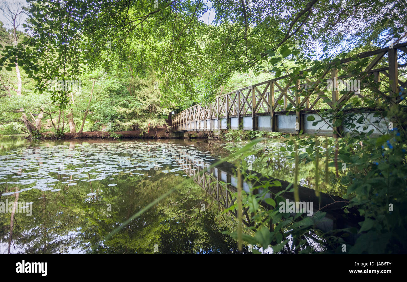 A Quite Day on the Country Estate Stock Photo - Alamy