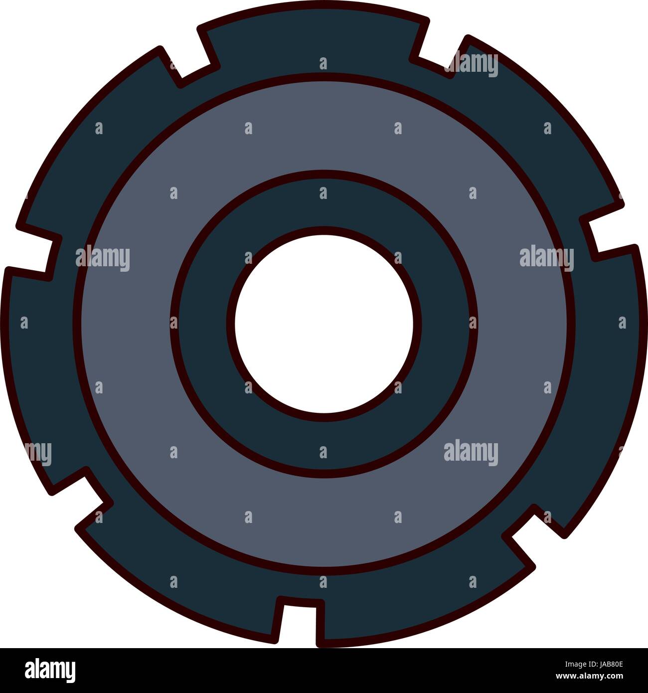 color sketch silhouette gear wheel icon Stock Vector Image & Art - Alamy