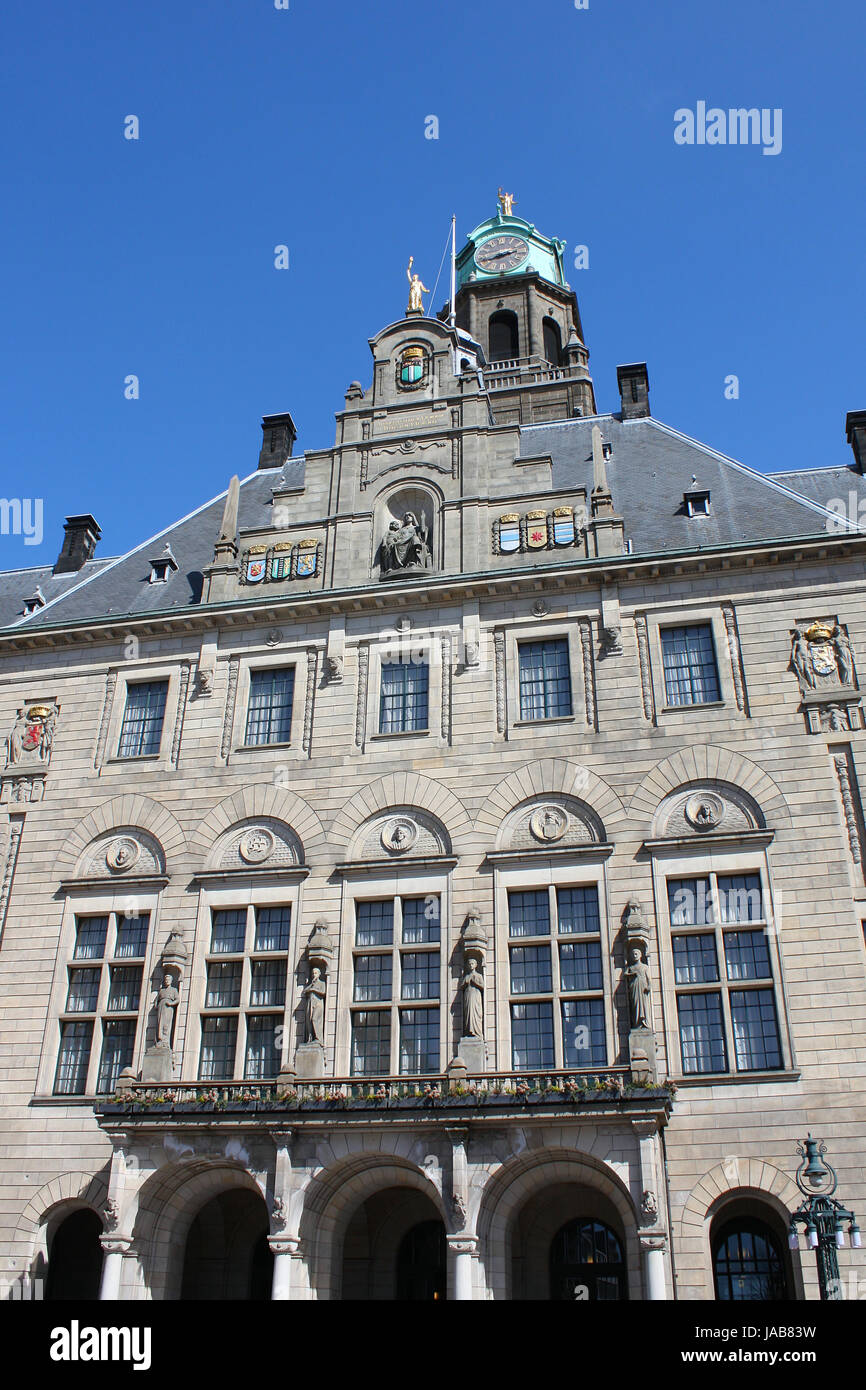 city hall rotterdam Stock Photo - Alamy