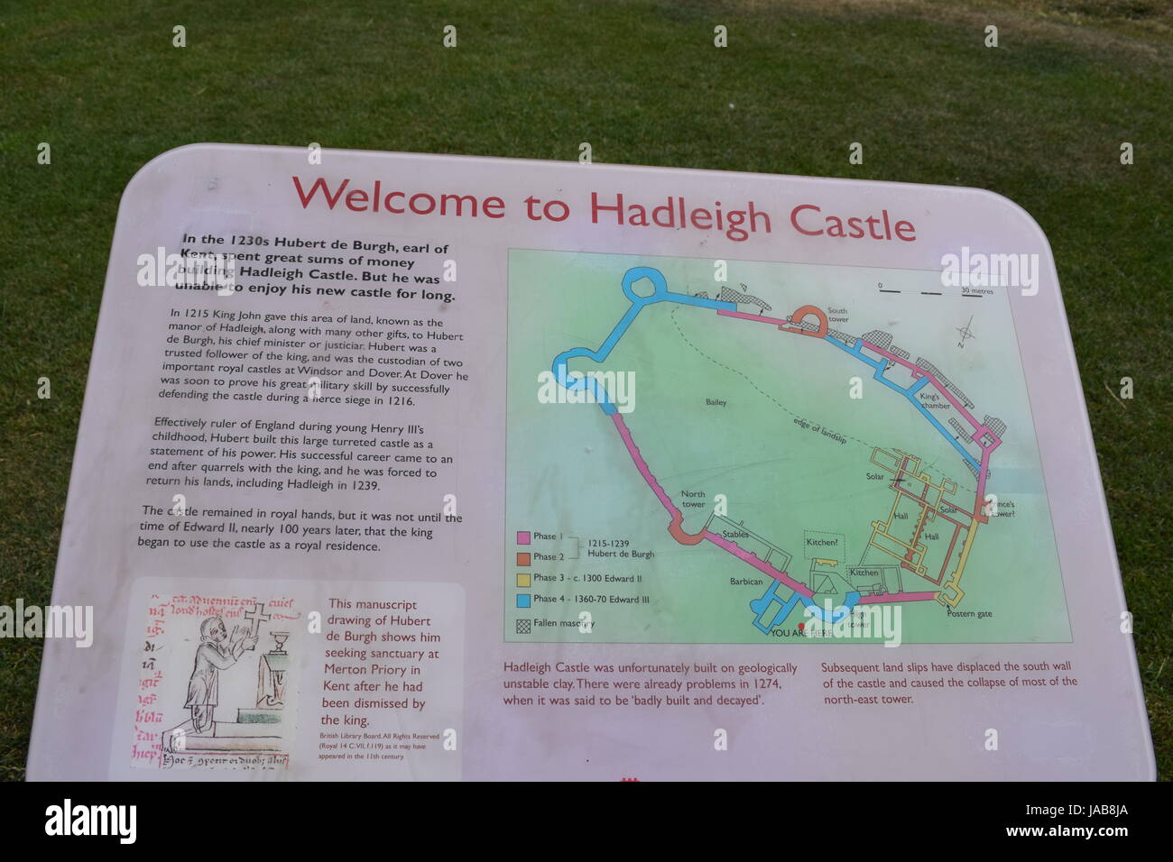 Hadleigh Castle, Essex 2016 Stock Photo - Alamy