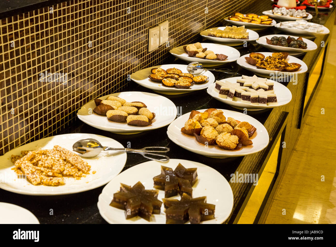 Yangshuo, China. Hotel Buffet Breakfast Choices Stock Photo - Alamy