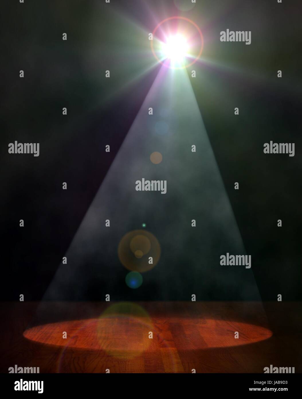 Projector light on Stage Stock Photo - Alamy
