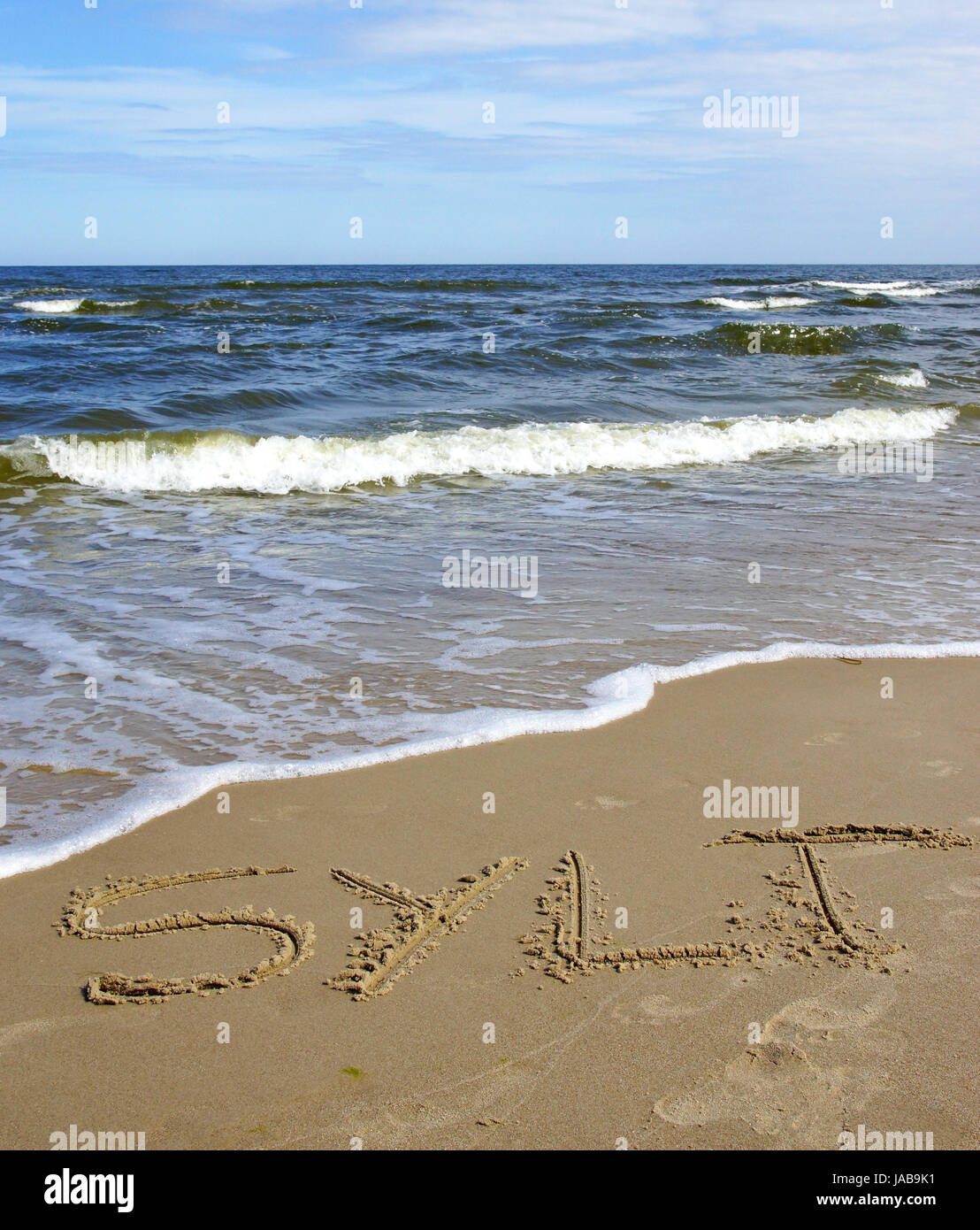 Sylt - Strand und Meer Stock Photo - Alamy