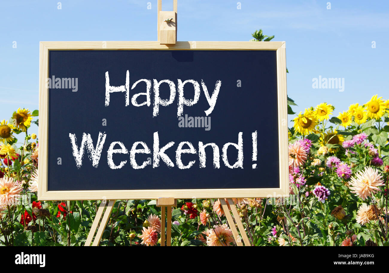 Happy Weekend ! Stock Photo - Alamy