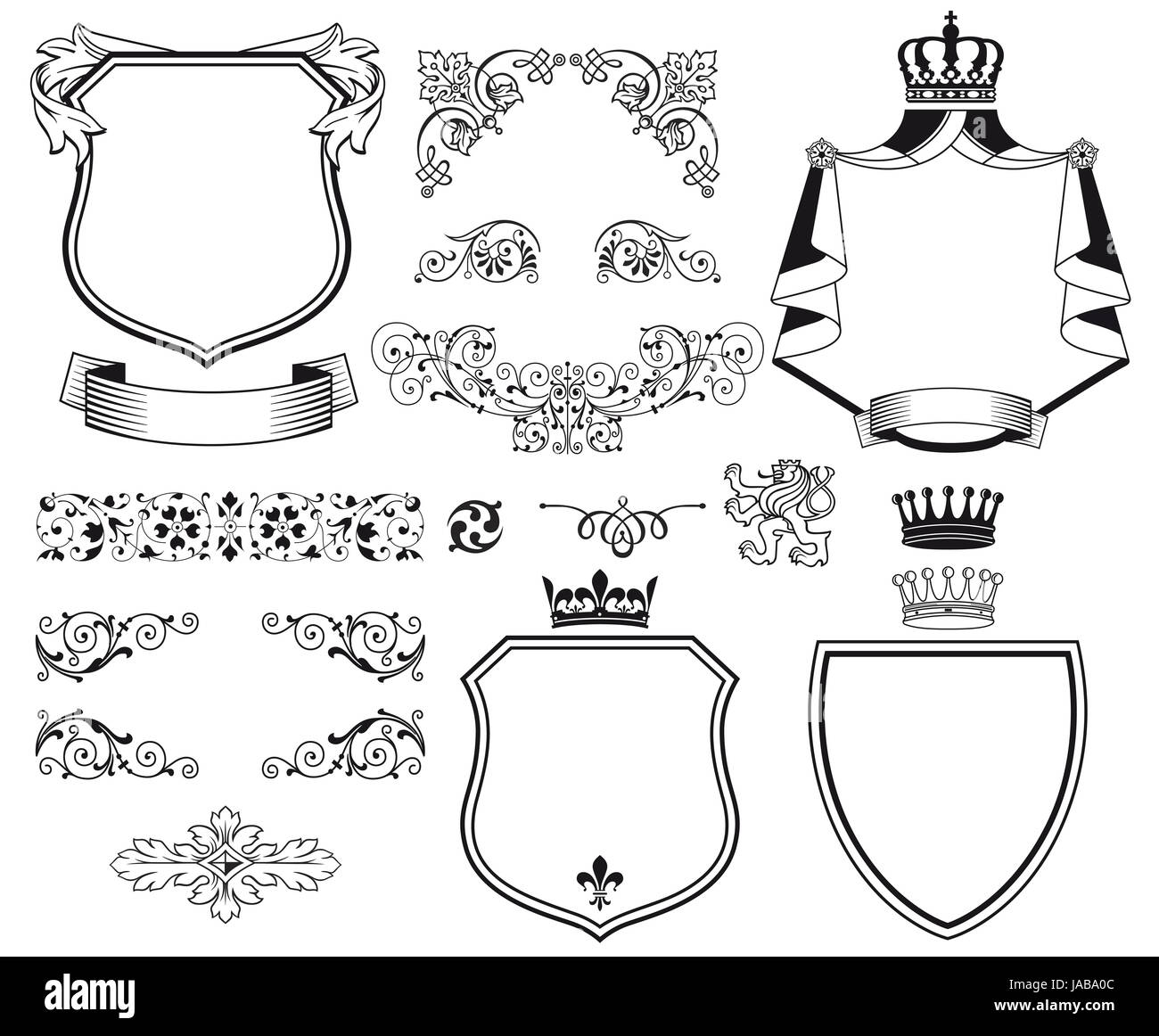 traditional design elements Stock Photo - Alamy