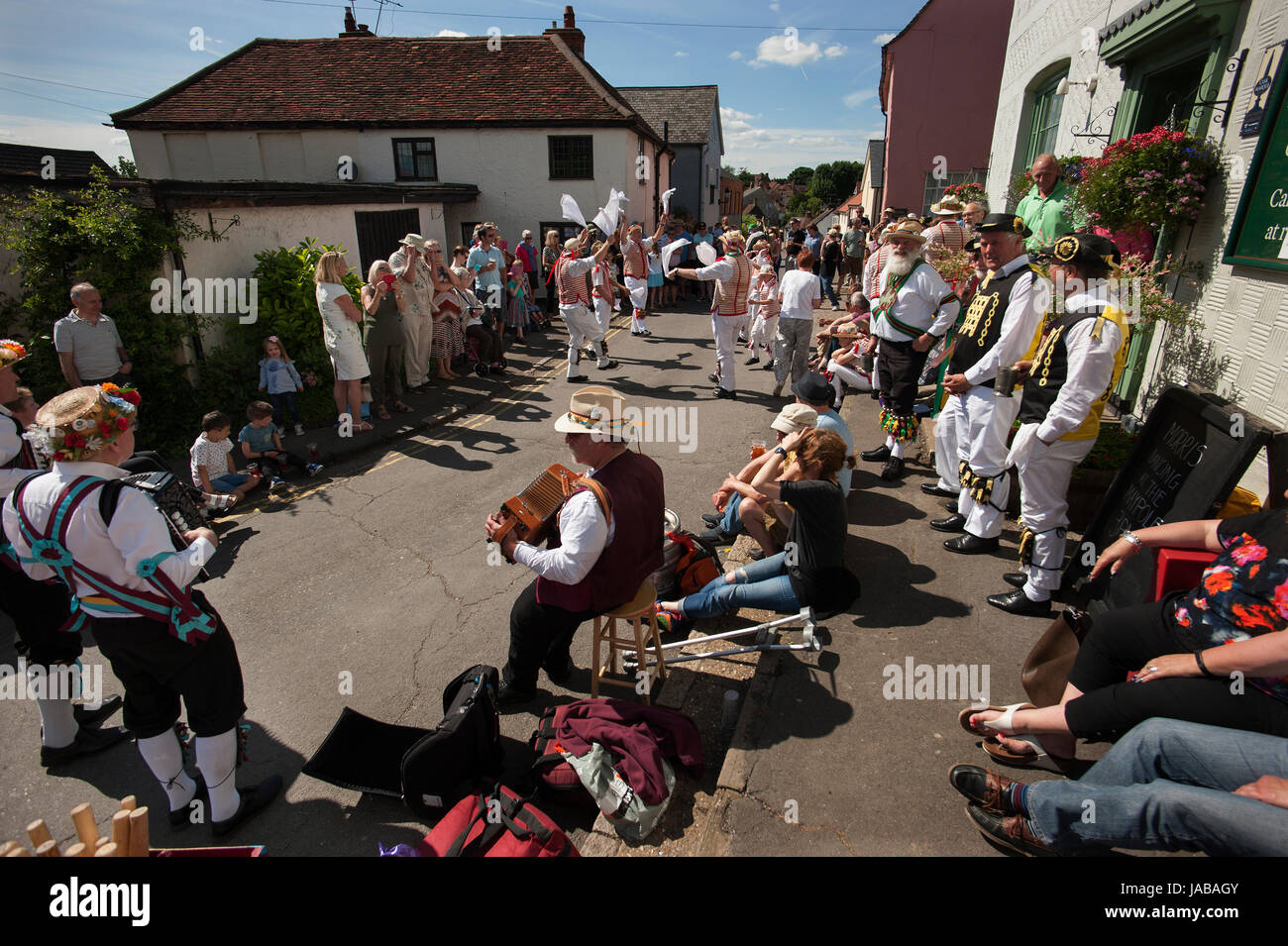 Morris dancers black and white hi-res stock photography and images - Alamy