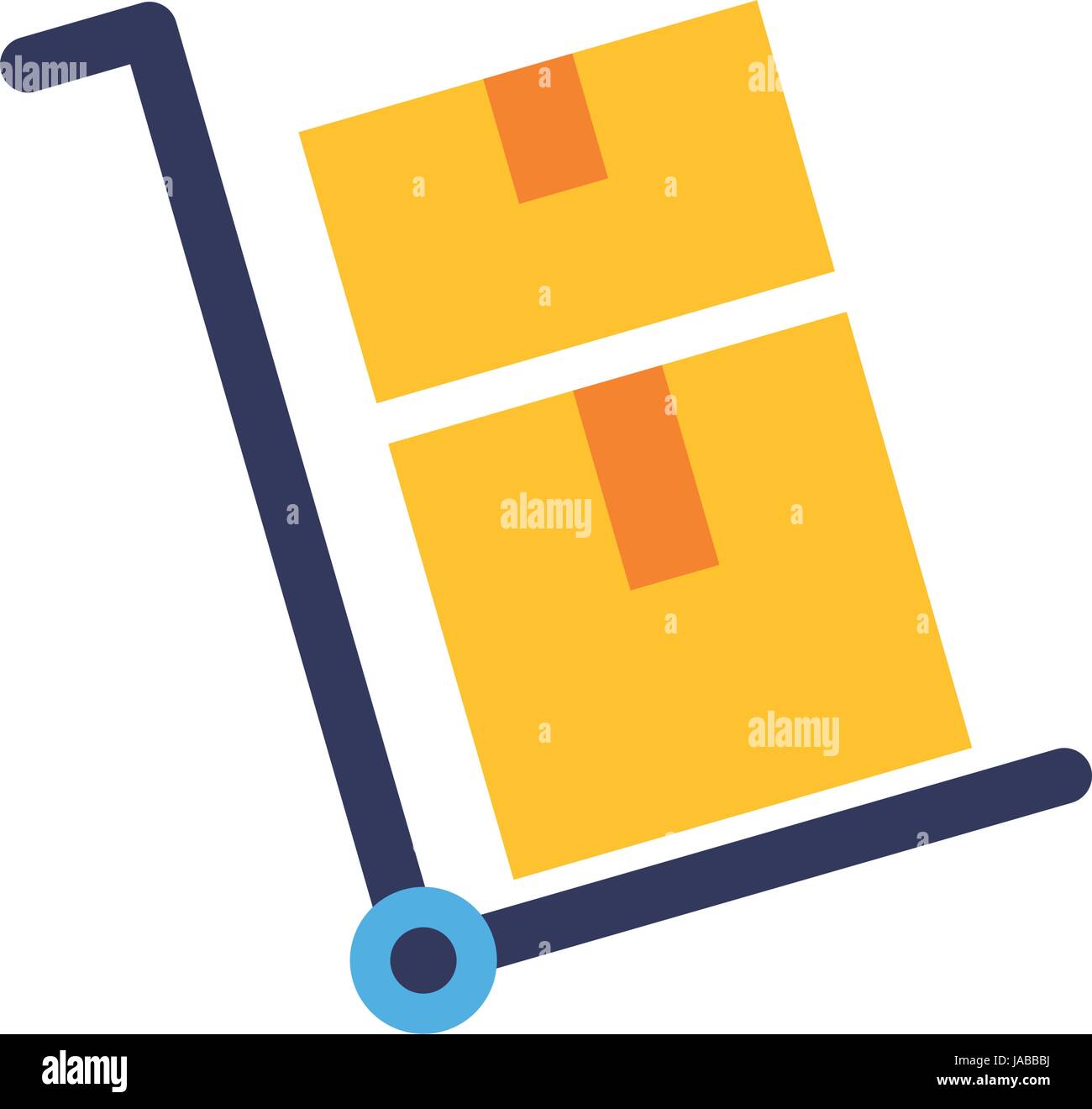 delivery cart boxes icon Stock Vector Image & Art - Alamy