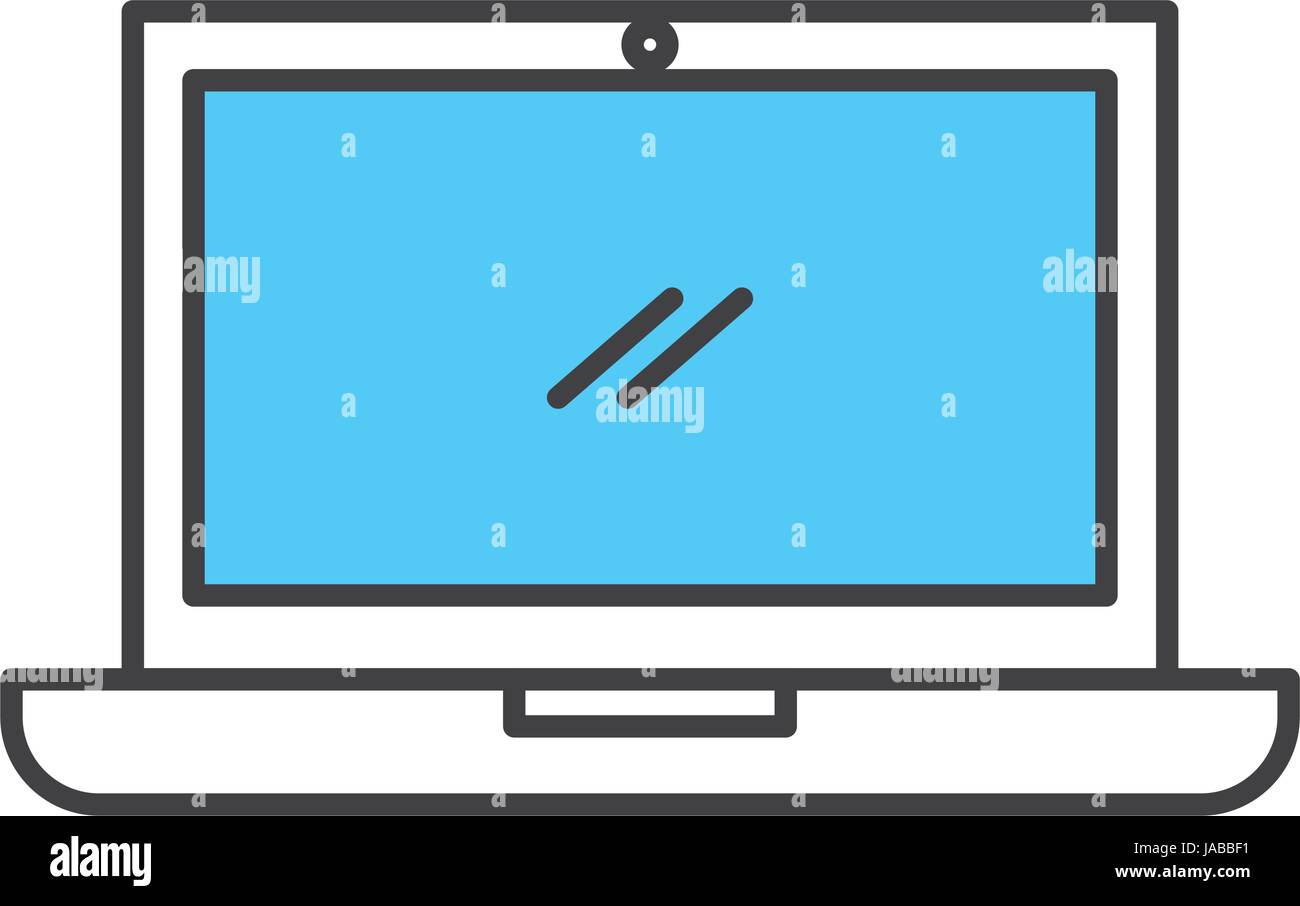 laptop computer isolated icon Stock Vector Image & Art - Alamy