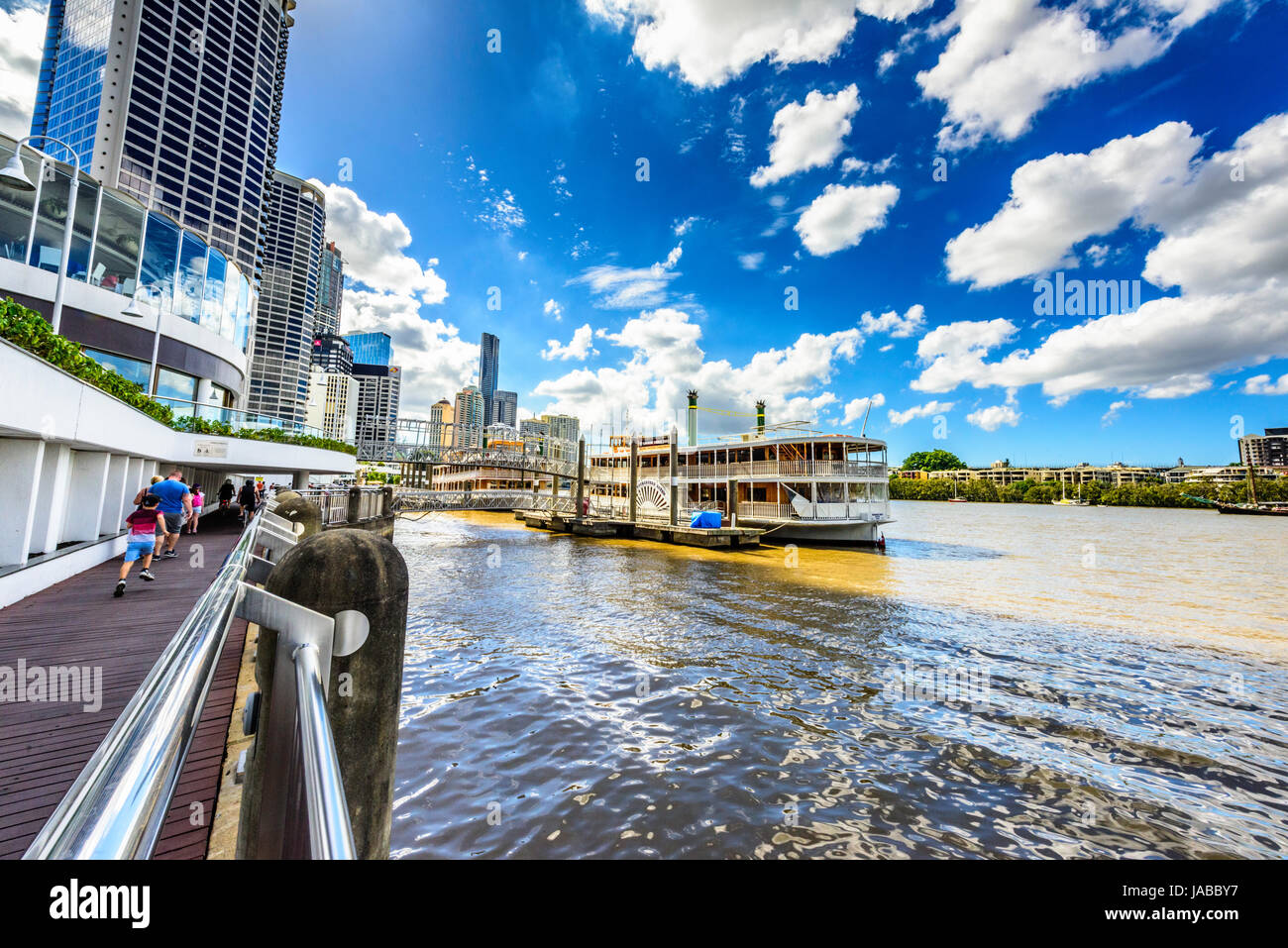 Brisbane River views of the city Stock Photo - Alamy