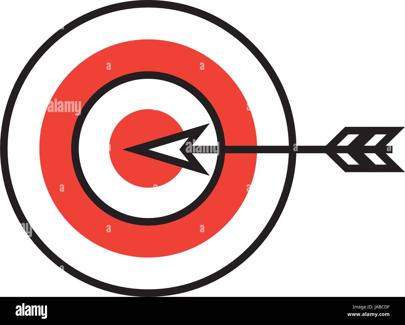 target goal with dart isolated icon Stock Vector Image & Art - Alamy