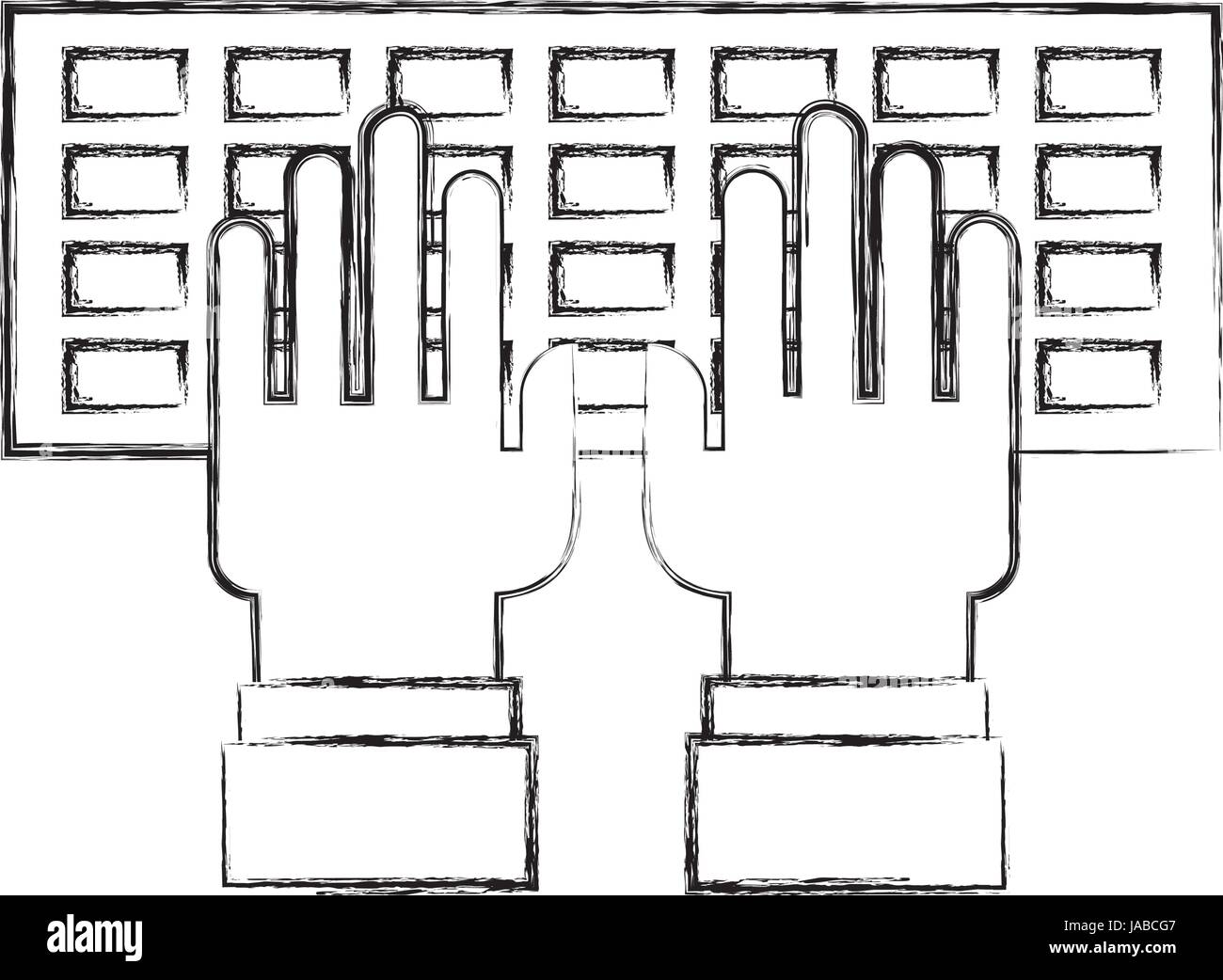 Computing technology keyboard learning Stock Vector Images - Alamy