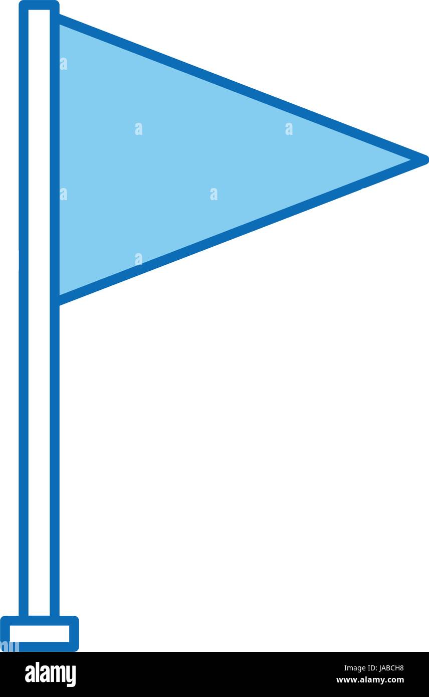 flag pointer isolated icon Stock Vector Image & Art - Alamy