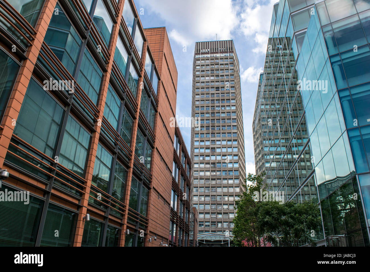 Office Buildings and apartments in Central London Stock Photo - Alamy