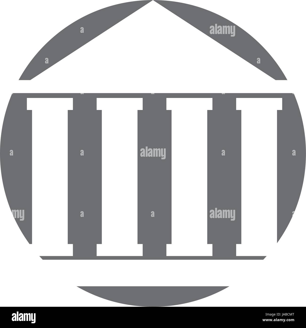 building with columns icon Stock Vector Image & Art - Alamy