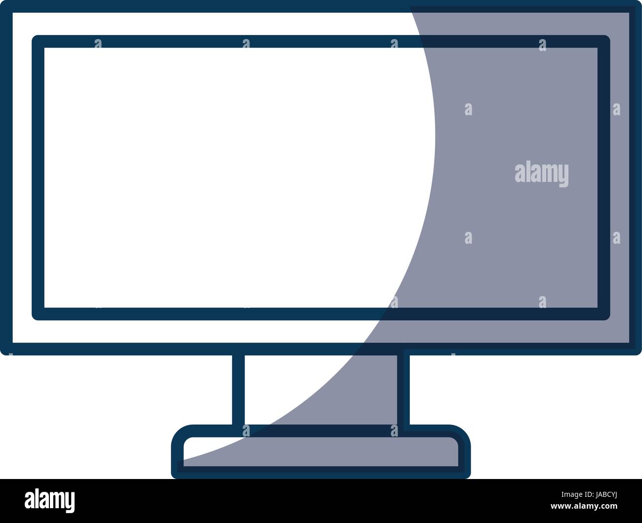 monitor computer desktop isolated icon Stock Vector Image & Art - Alamy
