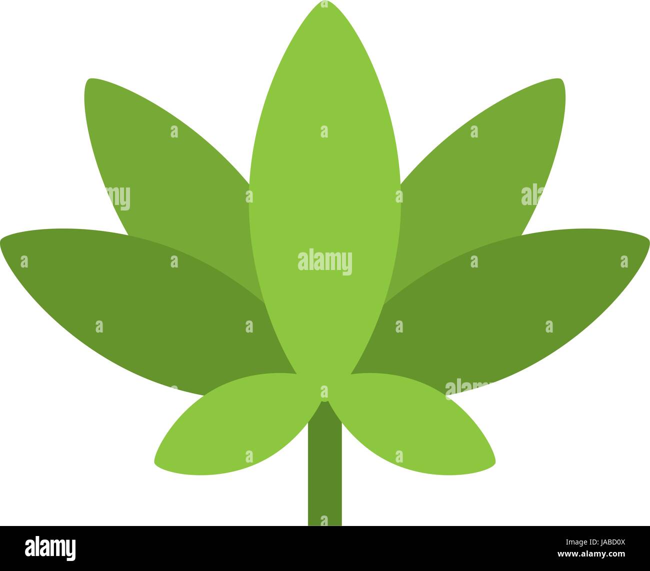 leaf plant decorative icon Stock Vector Image & Art - Alamy