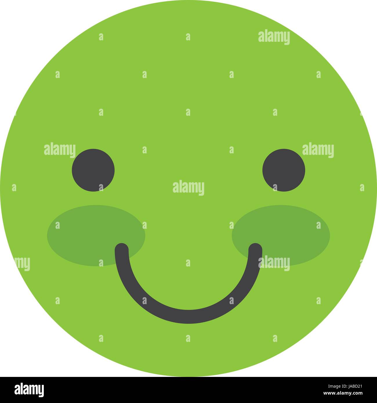 happy face emogy icon Stock Vector Image & Art - Alamy