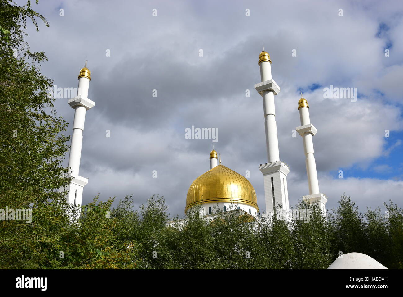 Nur-Astana Mosque in Astana (Nur-Sultan), Kazakhstan Stock Photo - Alamy