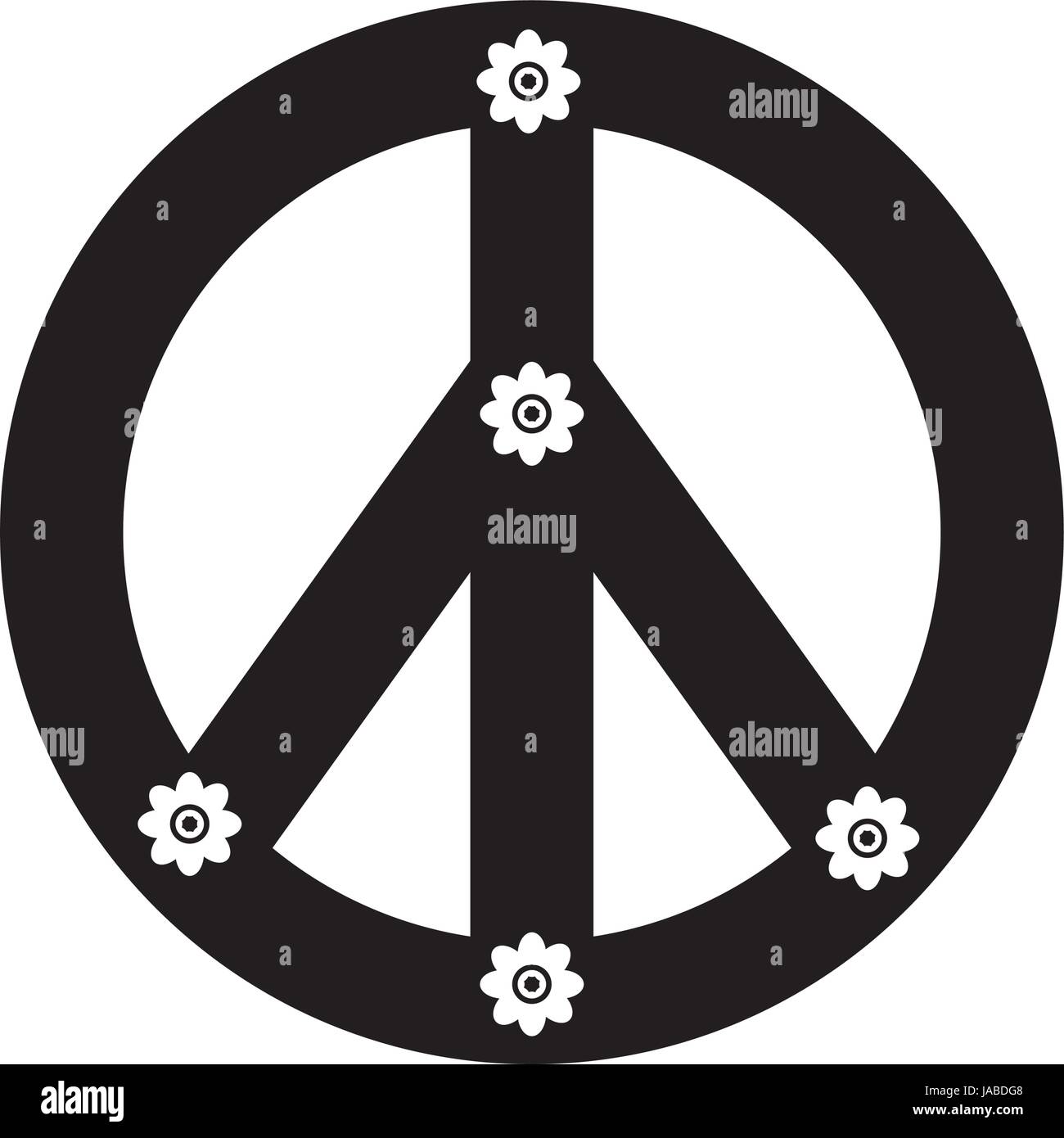 peace symbol isolated icon Stock Vector Image & Art - Alamy