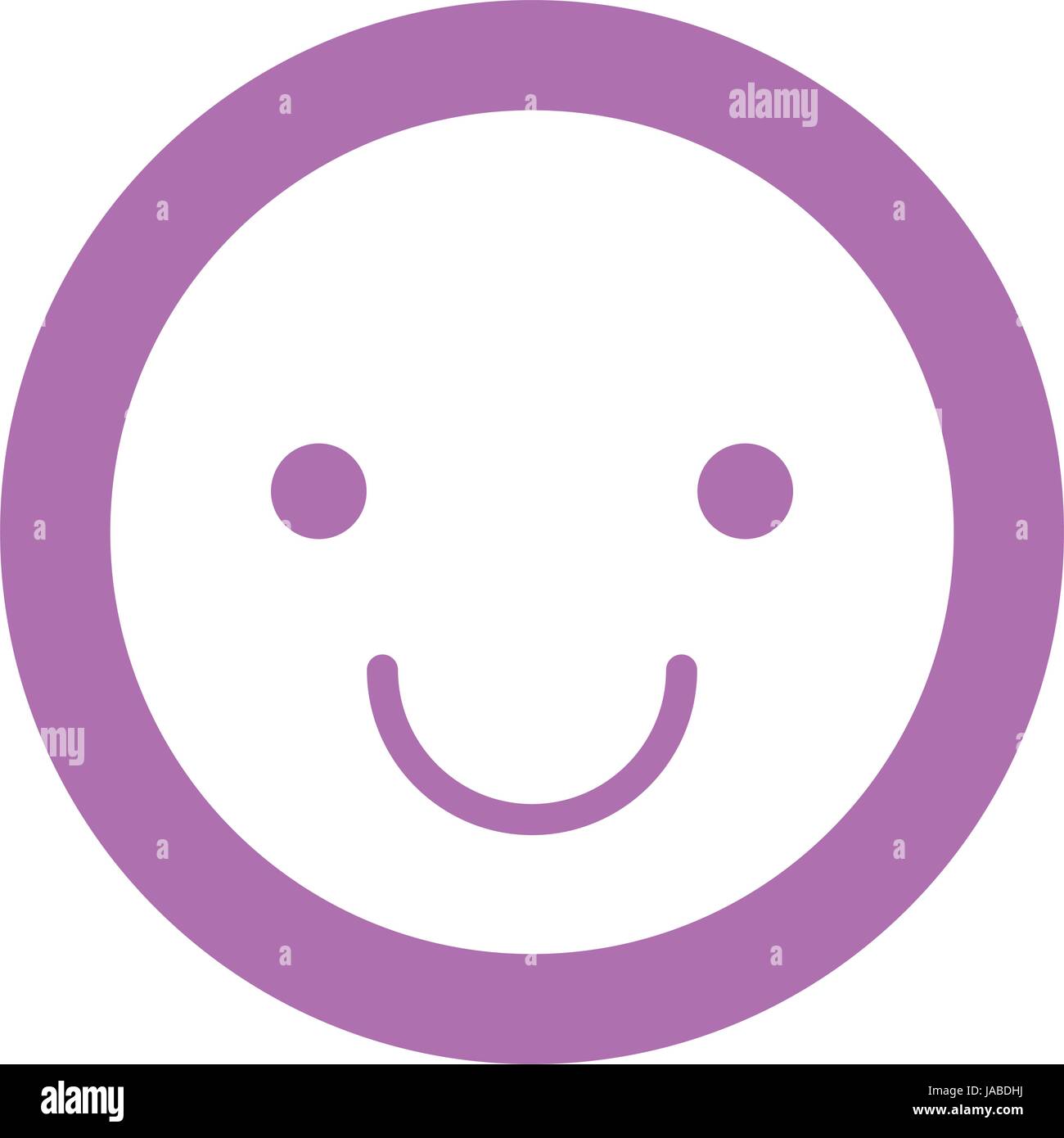 happy face emogy icon Stock Vector Image & Art - Alamy