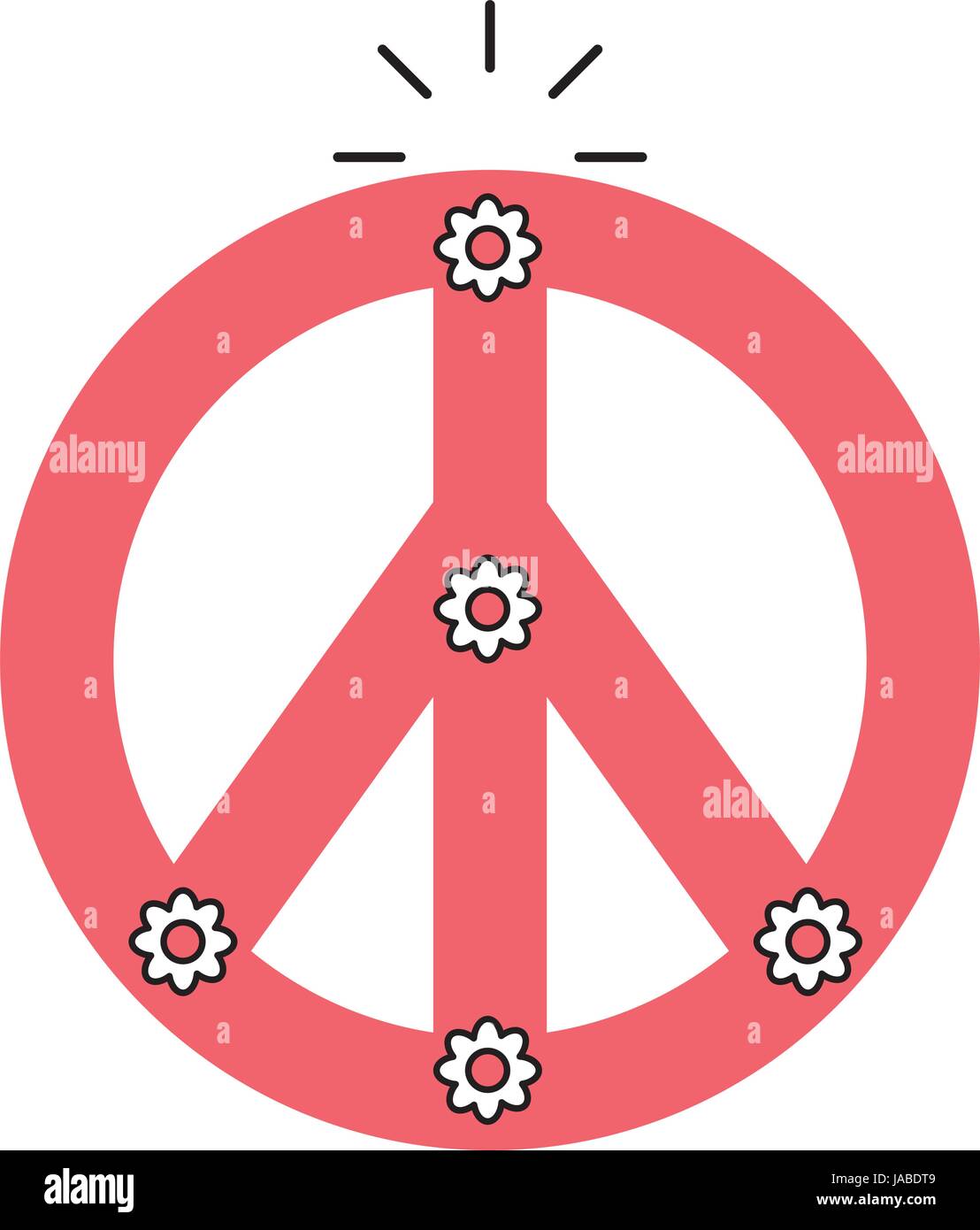 peace symbol isolated icon Stock Vector Image & Art - Alamy