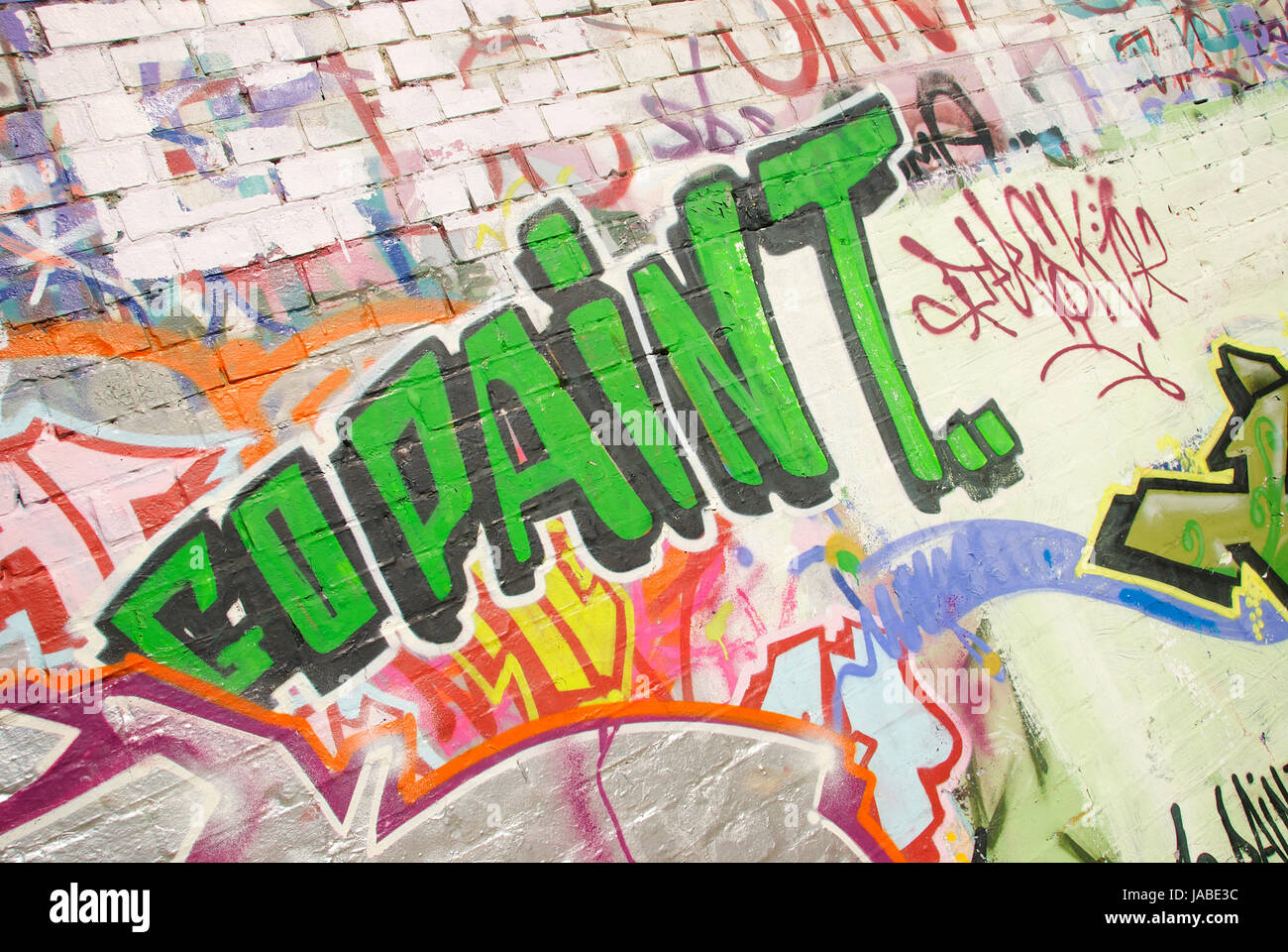 Graffiti artwork? - Go Paint Stock Photo - Alamy