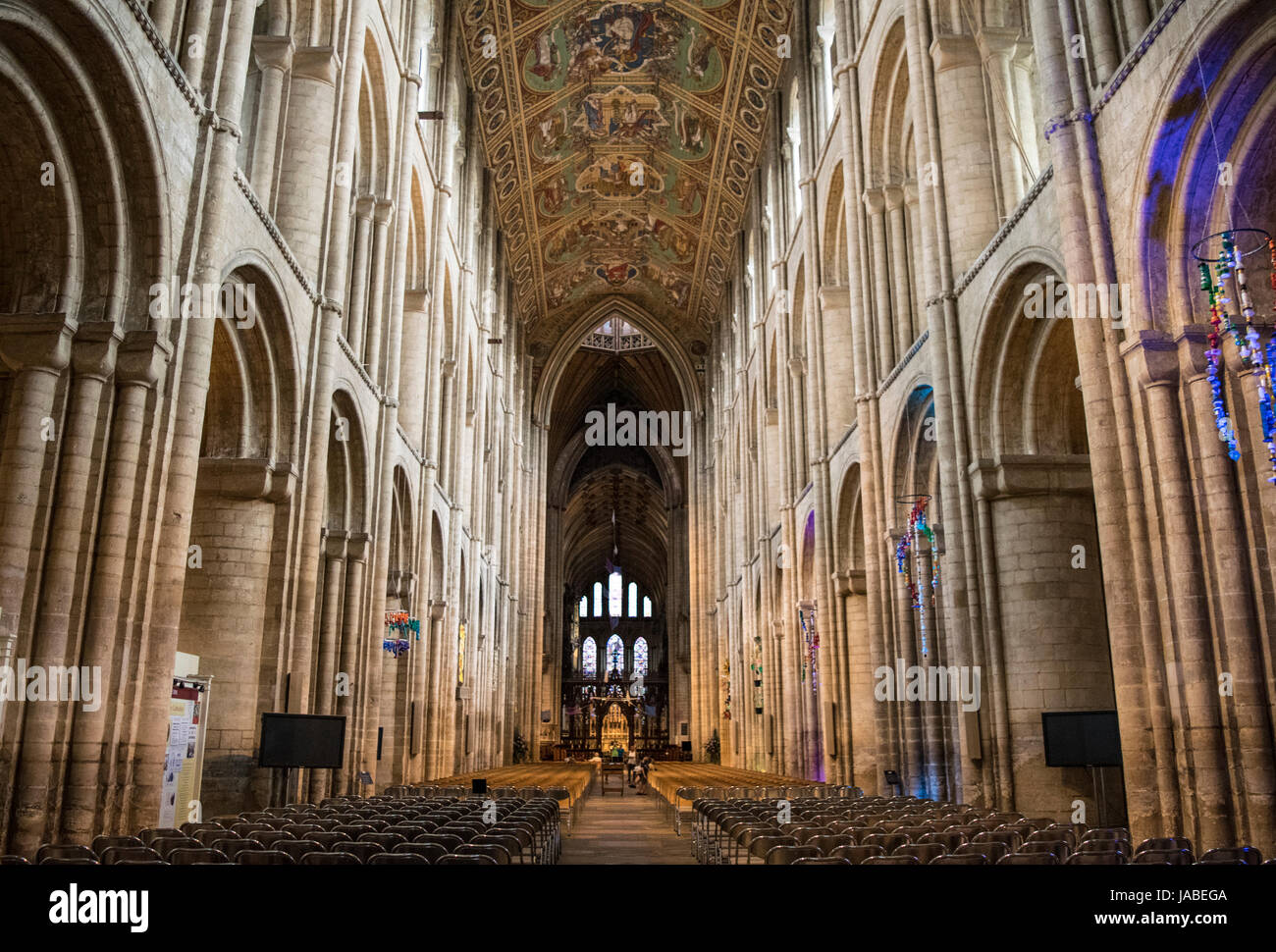 The magnificent nave of Ely Cathedral in Ely, England Stock Photo - Alamy