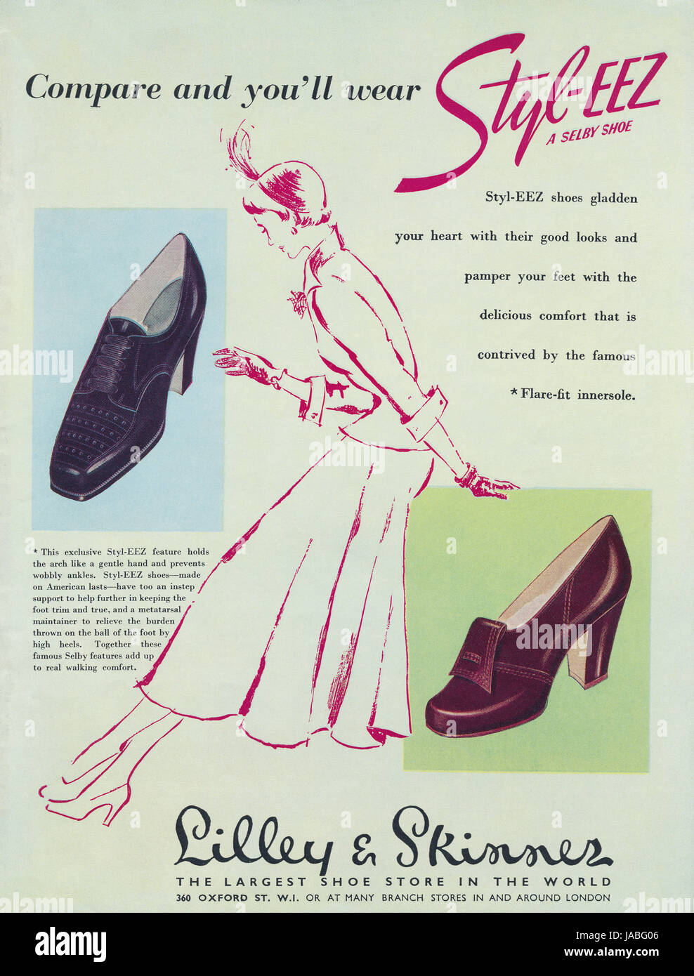 British shops 1950s hi-res stock photography and images - Alamy