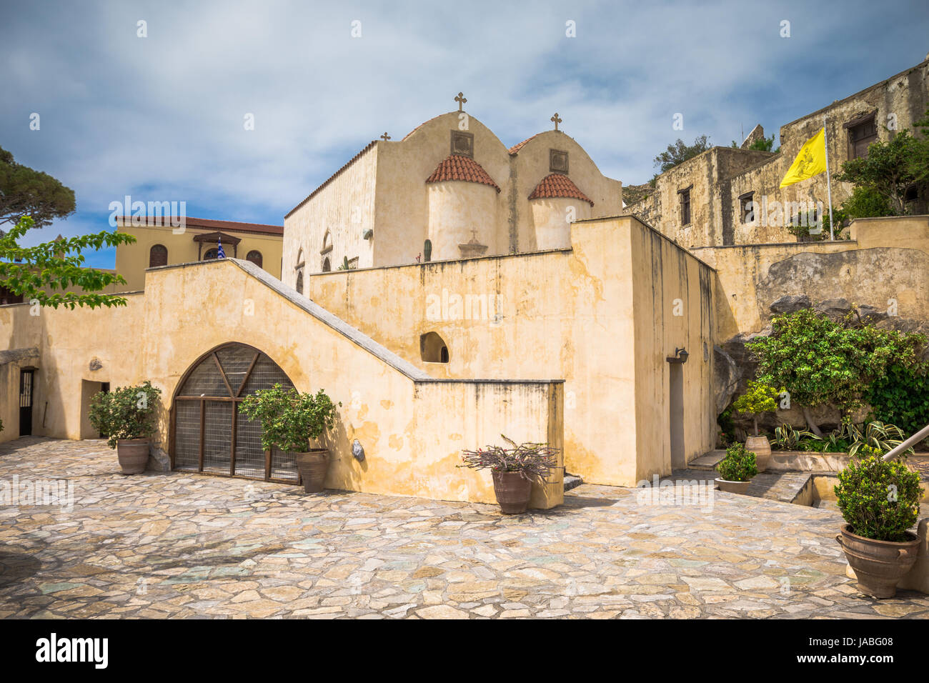 Crete monastery hi-res stock photography and images - Alamy