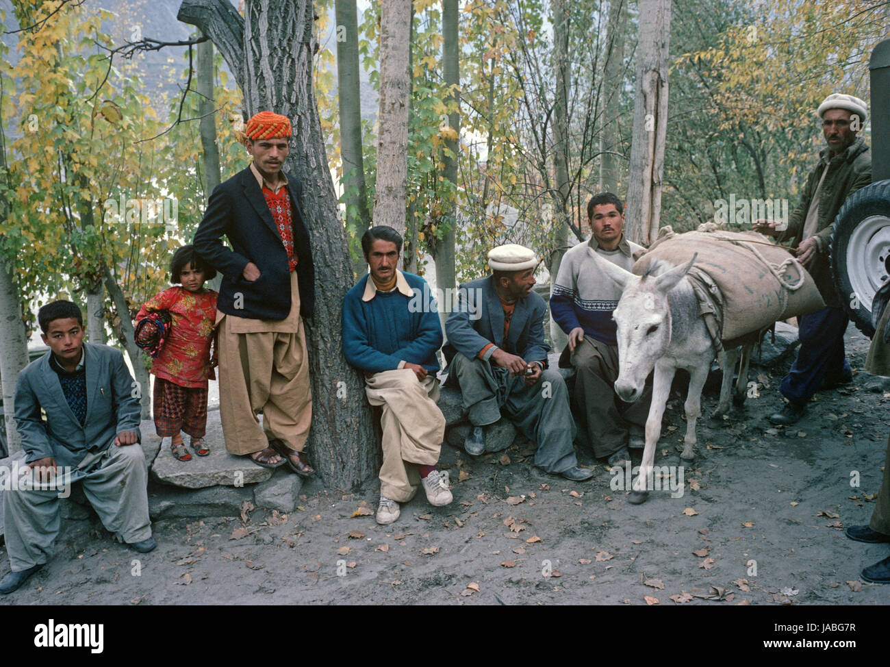 Tribesmen in Hunza Valley, Gilgit-Baltistan Administrative Area ...