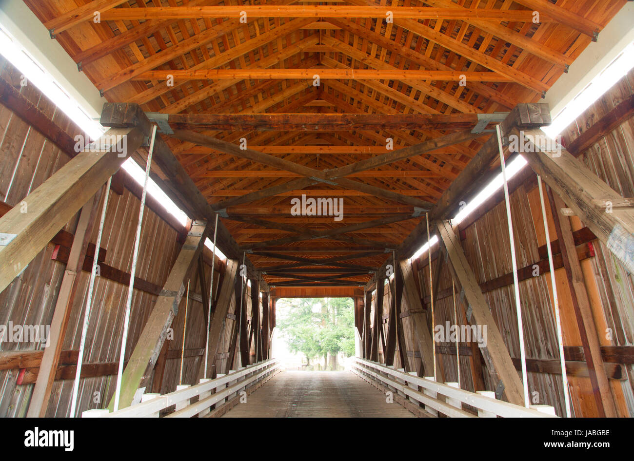 Gallon House Covered Bridge, Marion County, Oregon Stock Photo - Alamy