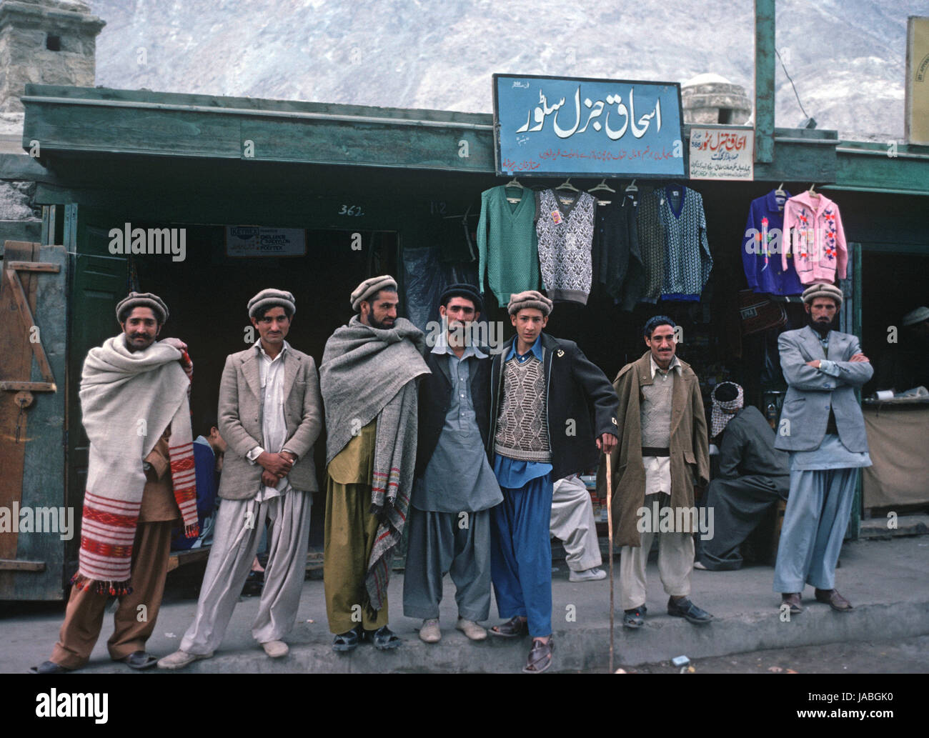 Tribesmen in Gilgit, Gilgit-Baltistan Administrative Area, Pakistan ...