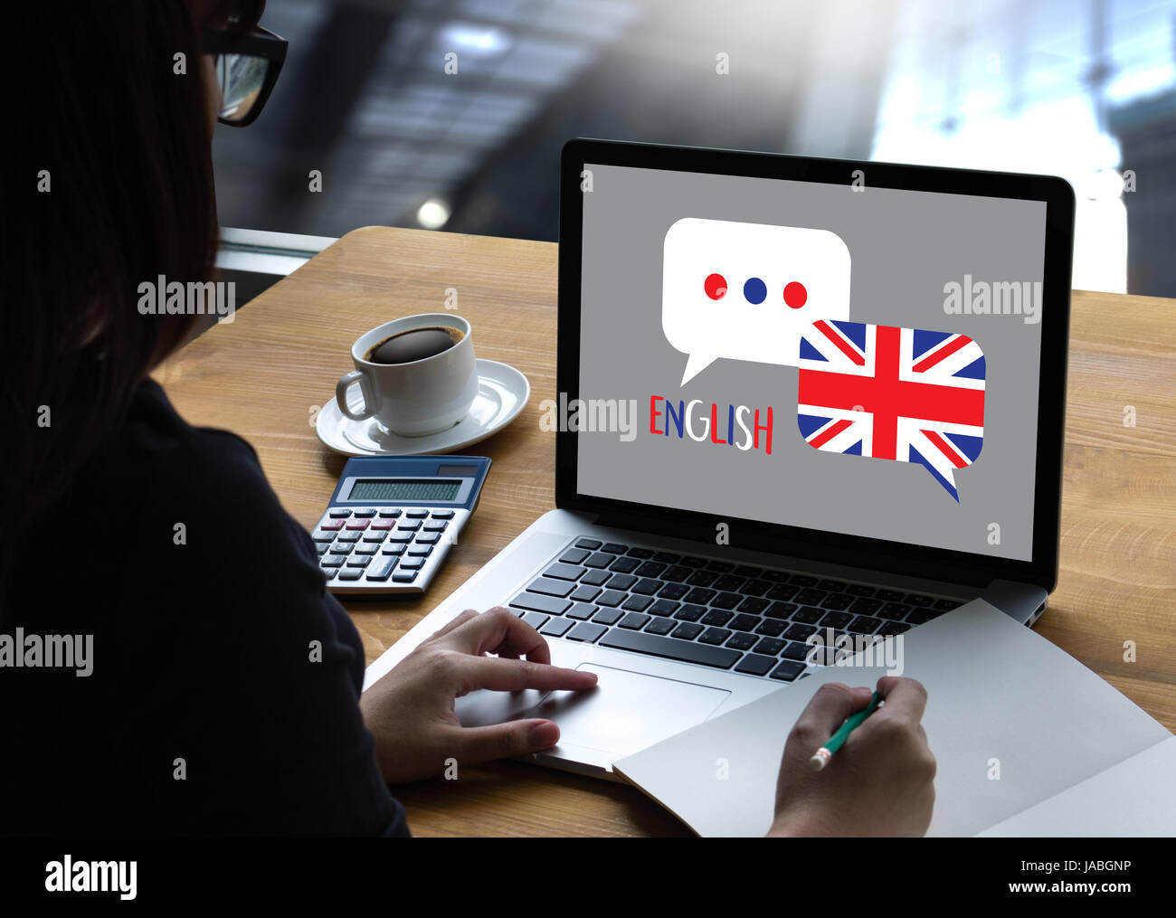 ENGLISH ( British England Language Education Stock Photo - Alamy