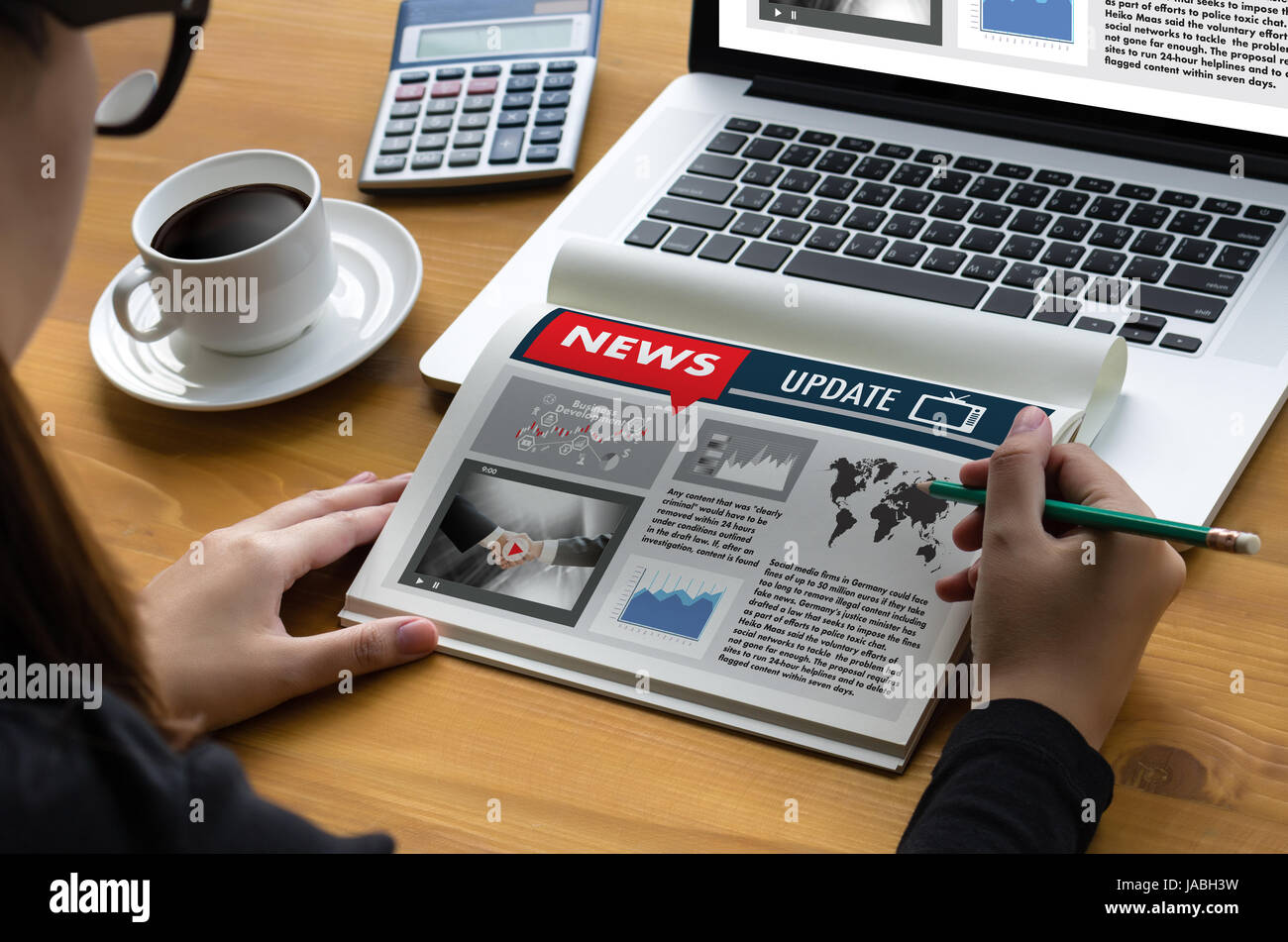 NEW Update Headline Media Live Broadcast Media Talking Communication ...