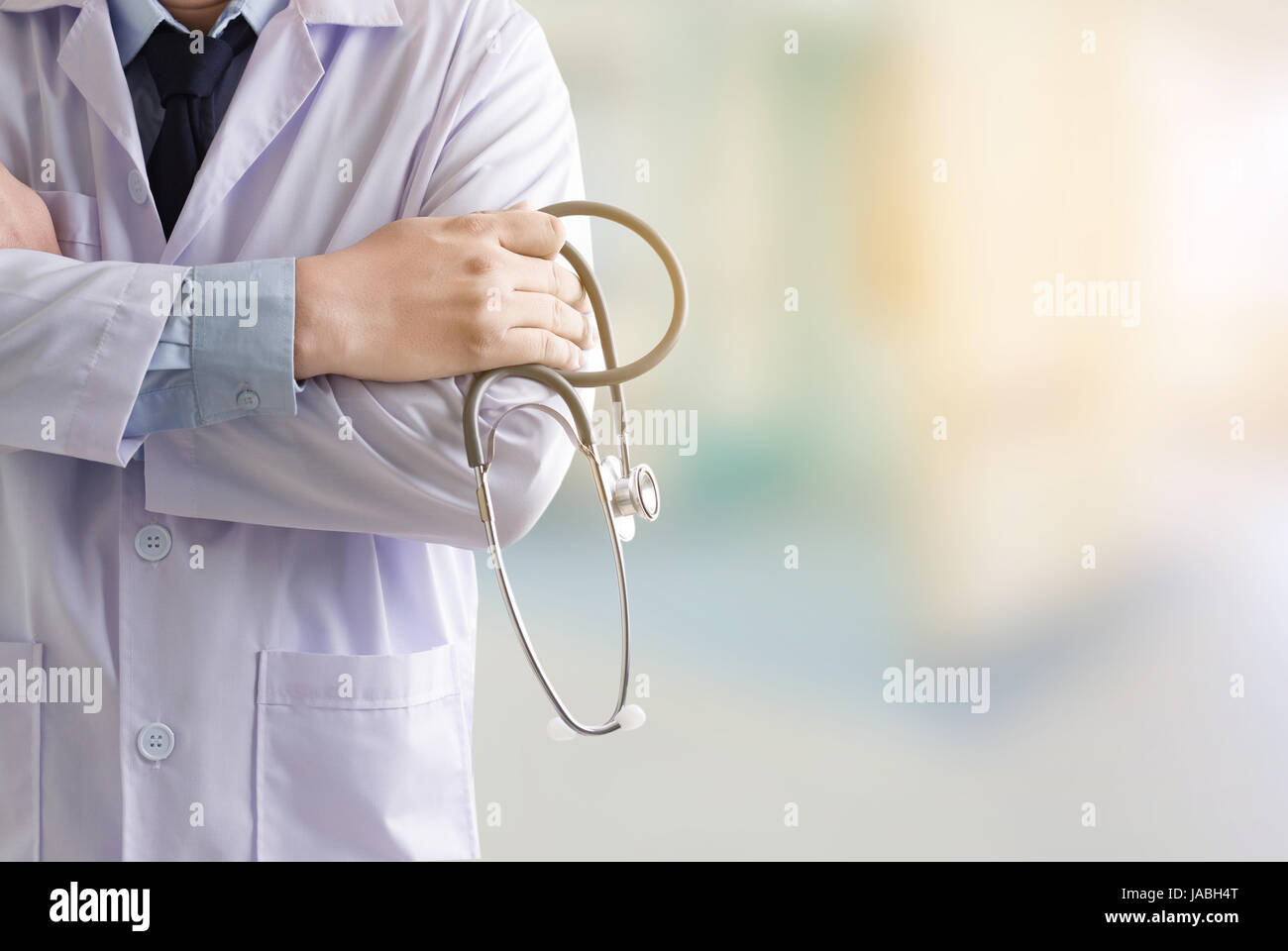 Doctor with stethoscope. doctor hard working. man doctor concept in ...