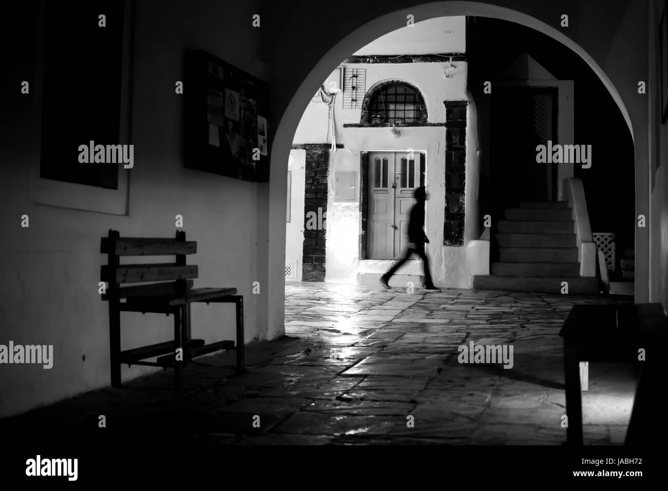 Greece honeymoon Black and White Stock Photos & Images - Alamy