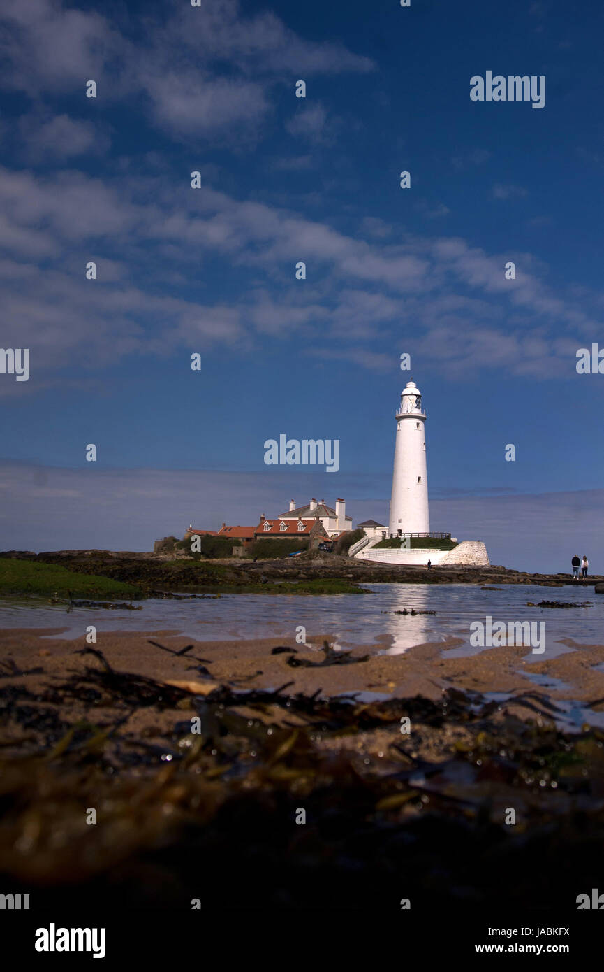 St Marys Lighthouse, Whitley Bay Stock Photo - Alamy