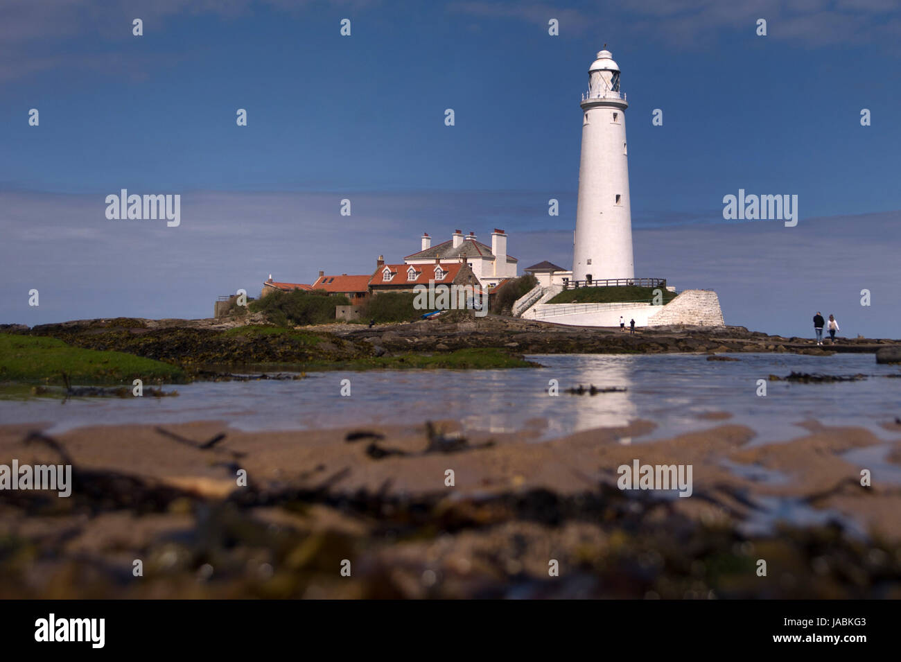 St Marys Lighthouse, Whitley Bay Stock Photo - Alamy