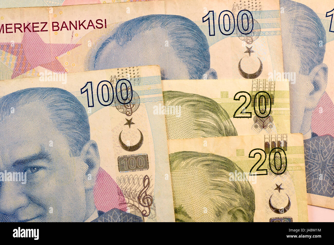 Close up Turkish lira currency note, Turkish lira Türk lirası (Turkish ...