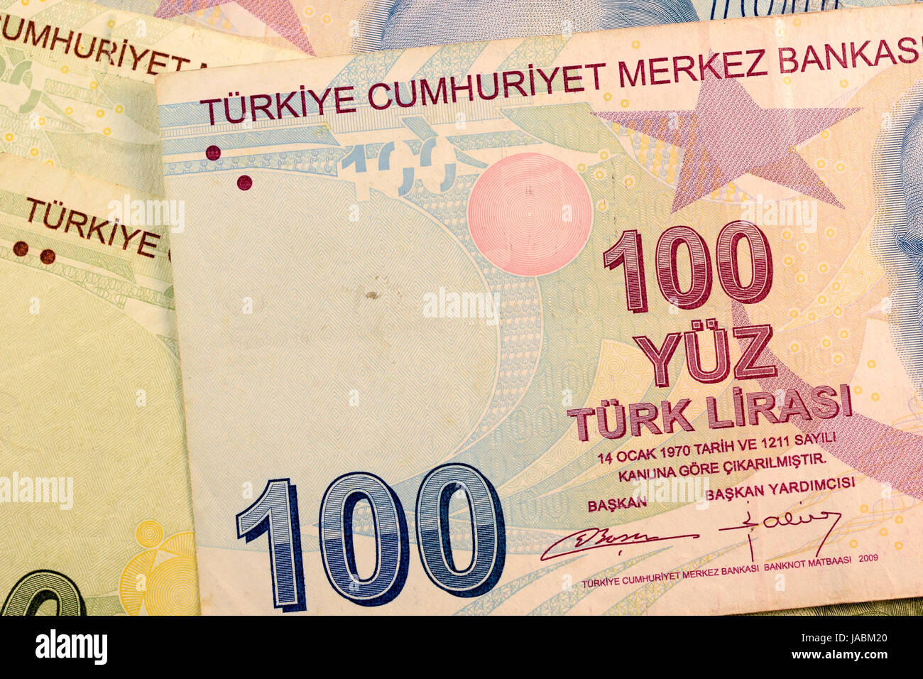 Close up Turkish lira currency note, Turkish lira Türk lirası (Turkish ...