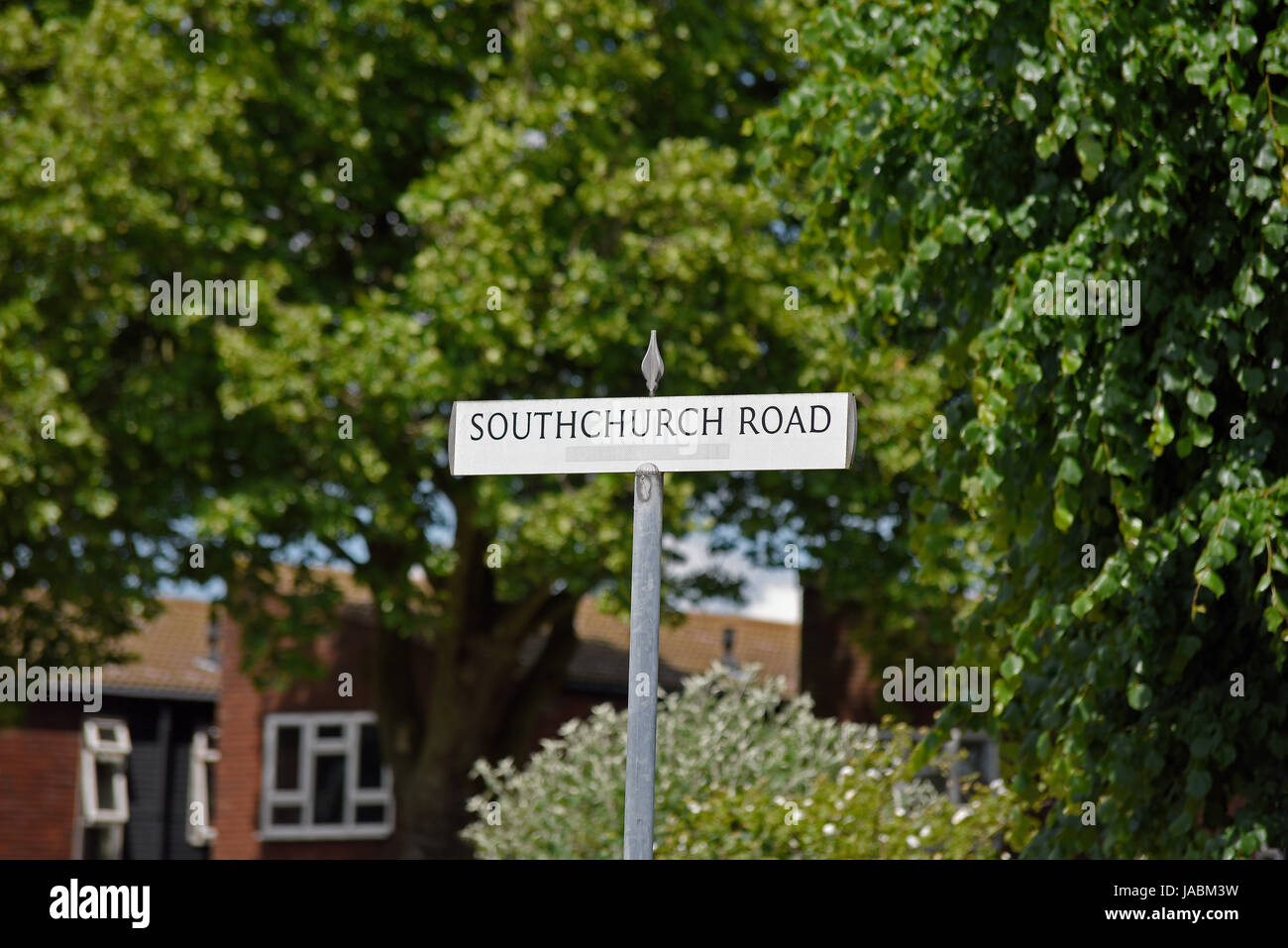 Southchurch Road, Southend on Sea, Essex. Road sign Stock Photo - Alamy
